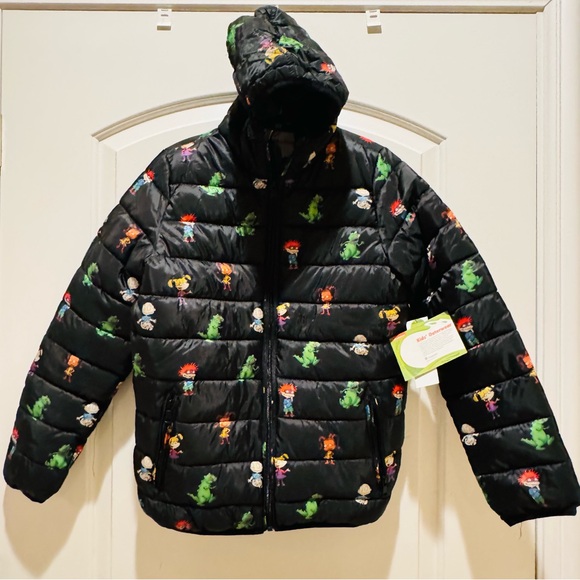Nickelodeon | Jackets & Coats | Members Only Boys Black Rugrats Size 8 ...